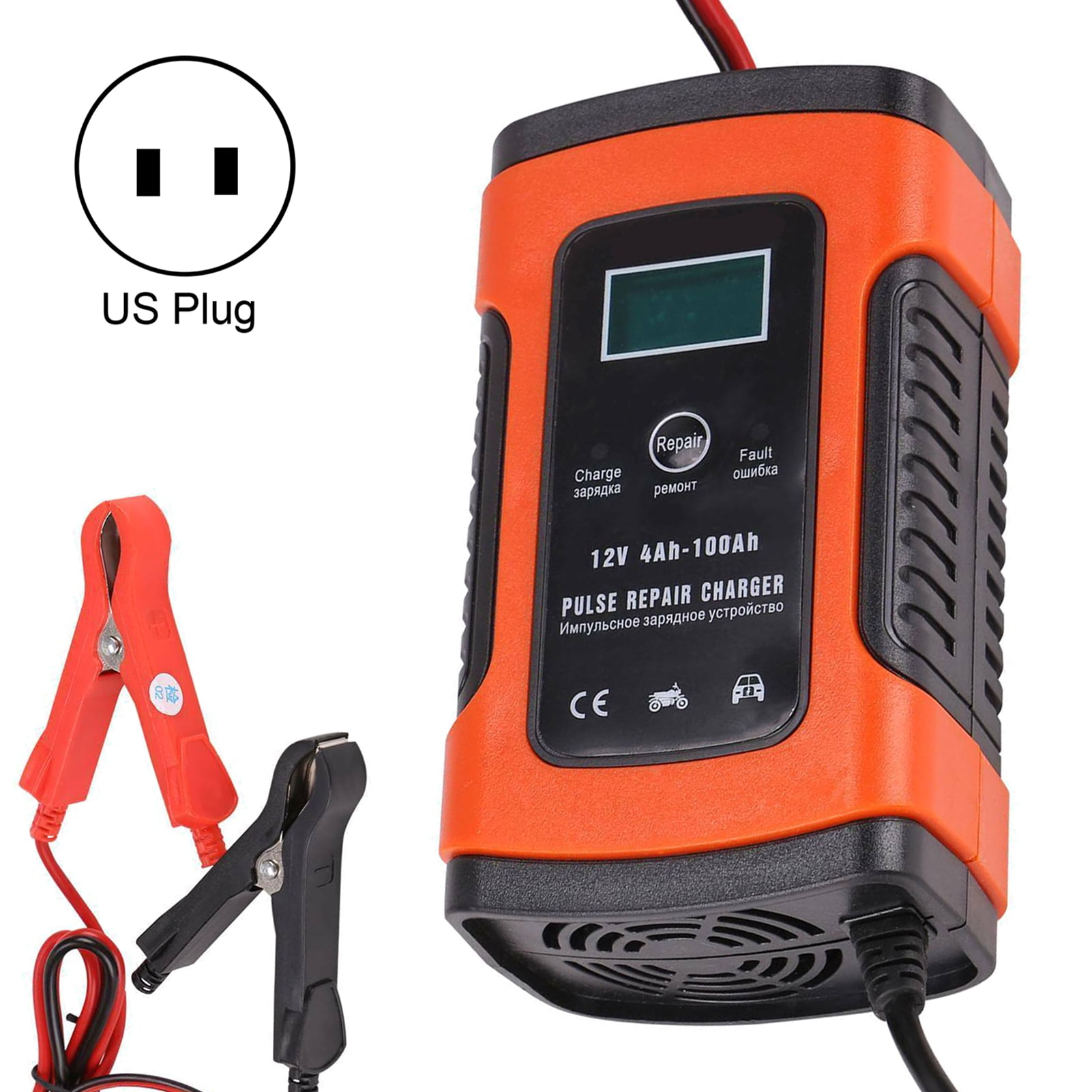 CBEHTWI Car Battery Charger 3-Stage High Efficiency Multipurpose 12V ...