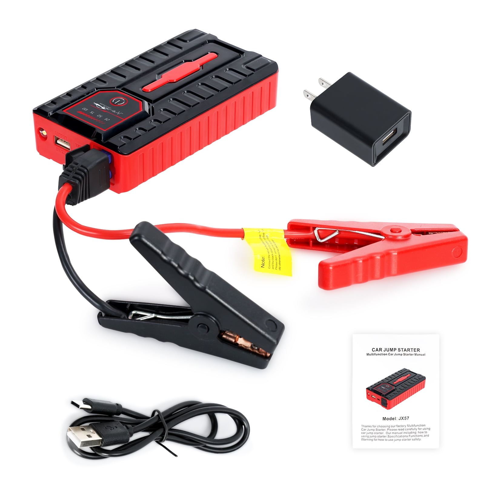 CBEHTWI Car Jump Starter, 49800mAh Portable Charger Power Bank, Auto ...