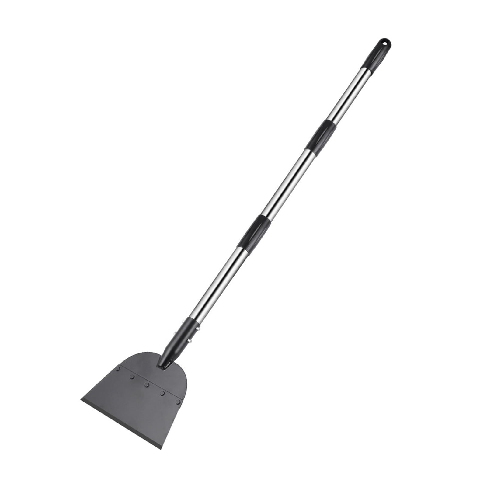 CBEHTWI Flat Shovel Ice Scraper with Long Handle Adjustable Height Easy ...