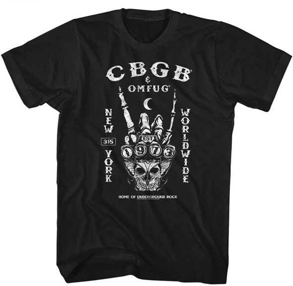 CBGB New York Home Of Underground Rock World Wide Men's T Shirt Music ...