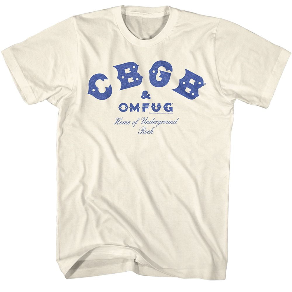 CBGB Logo Natural Adult T-Shirt L - Walmart.com