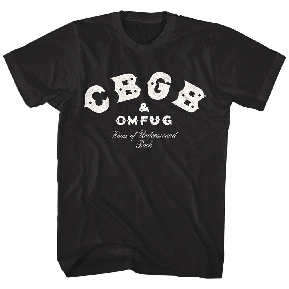 CBGB OMFUG Home of Underground Men's T Shirt Logo Rock Country ...