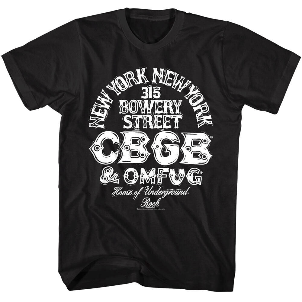 CBGB OMFUG New York Address Men's T Shirt - Walmart.com