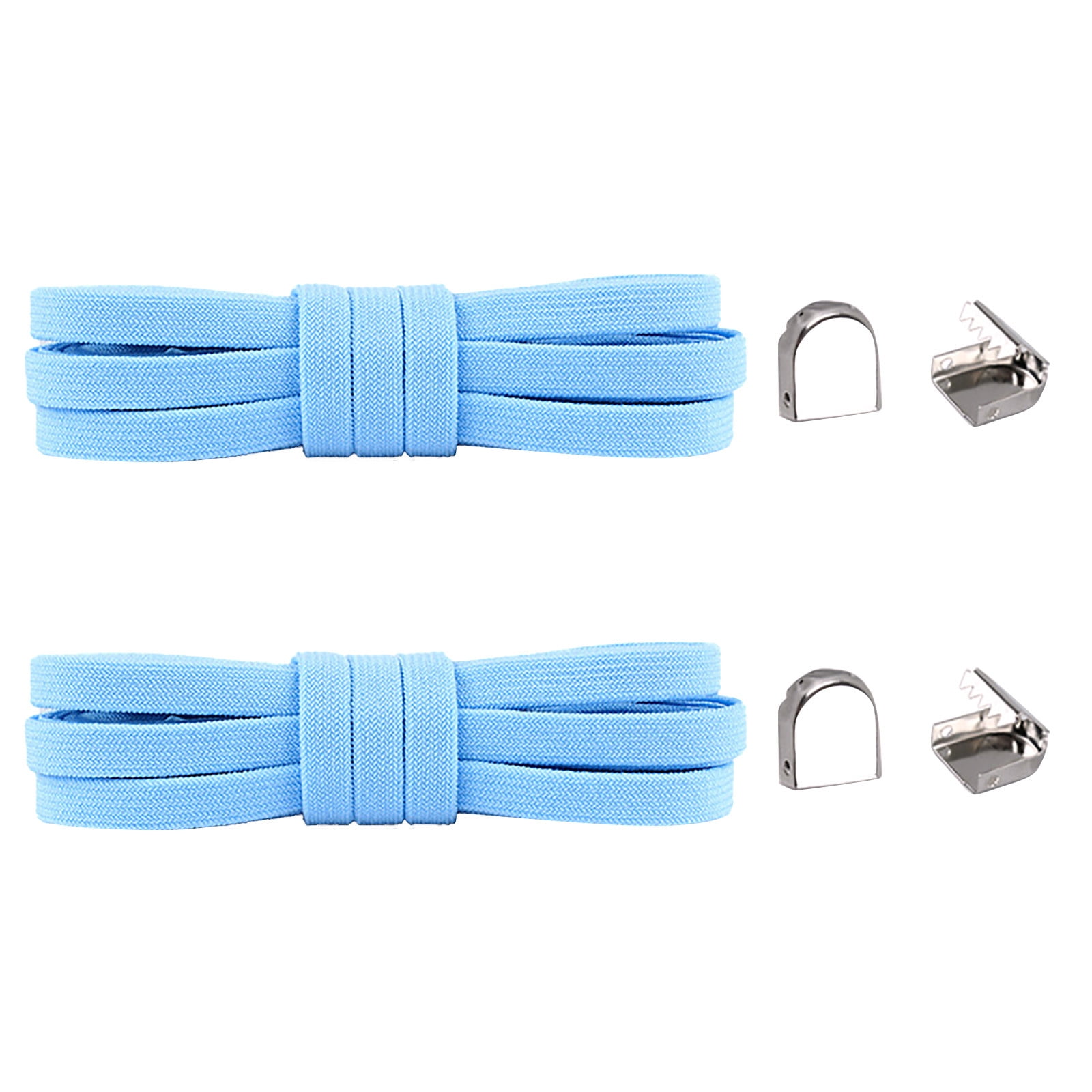 CBGELRT Flat Shoe Laces for Sneakers Strapless Adjustable Elastic ...