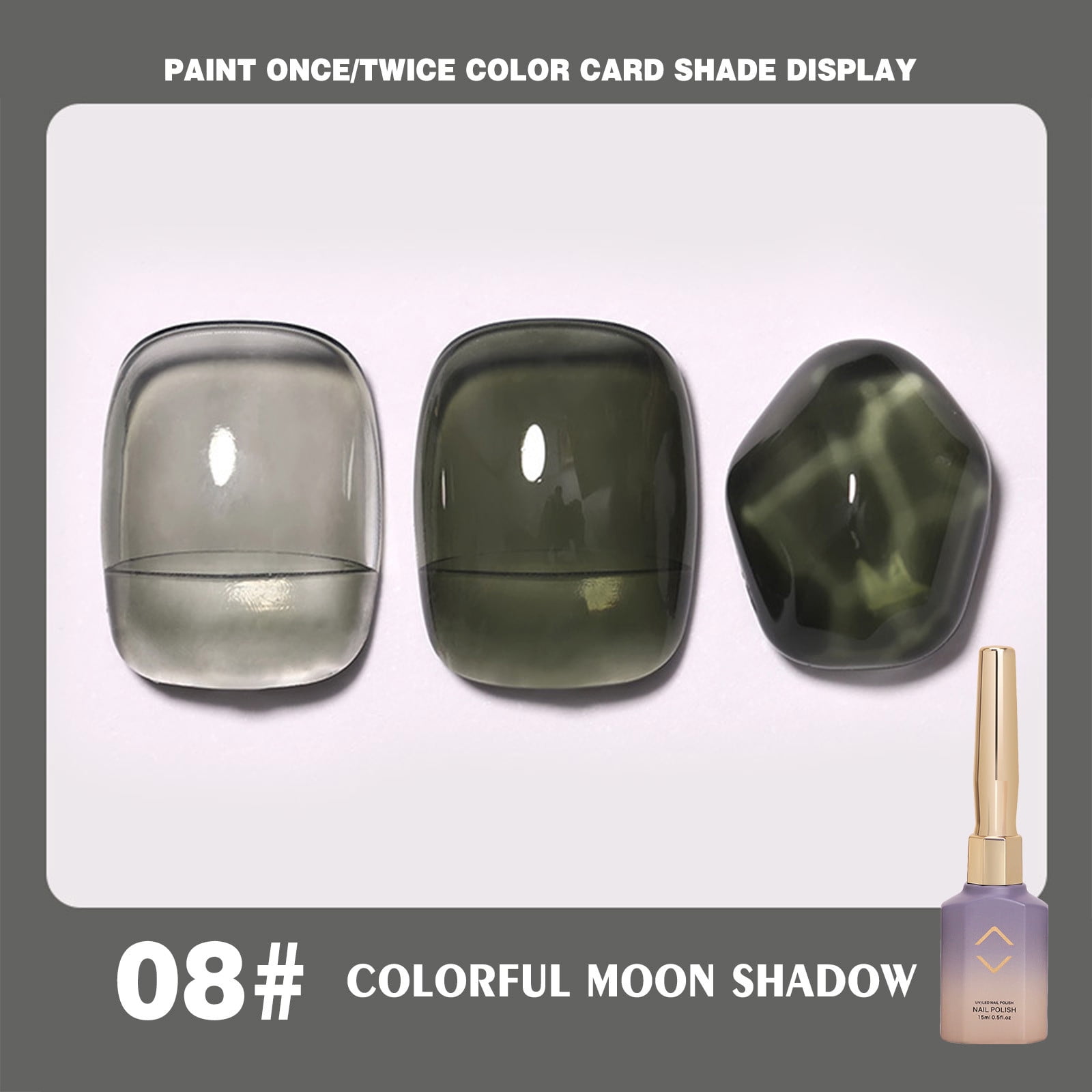 CBGELRT Ice Transparent Jelly Nail Polish Base Coat Removable Clear ...