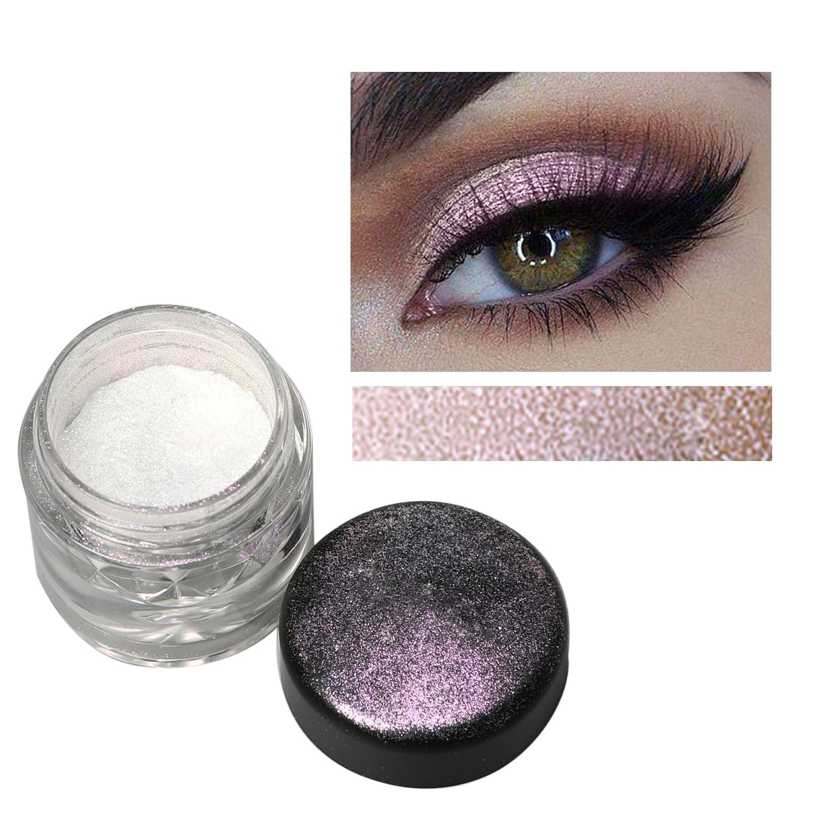CBGELRT Smokey Eyeshadow Palette Pearlescent Glitter Metallic Eye ...
