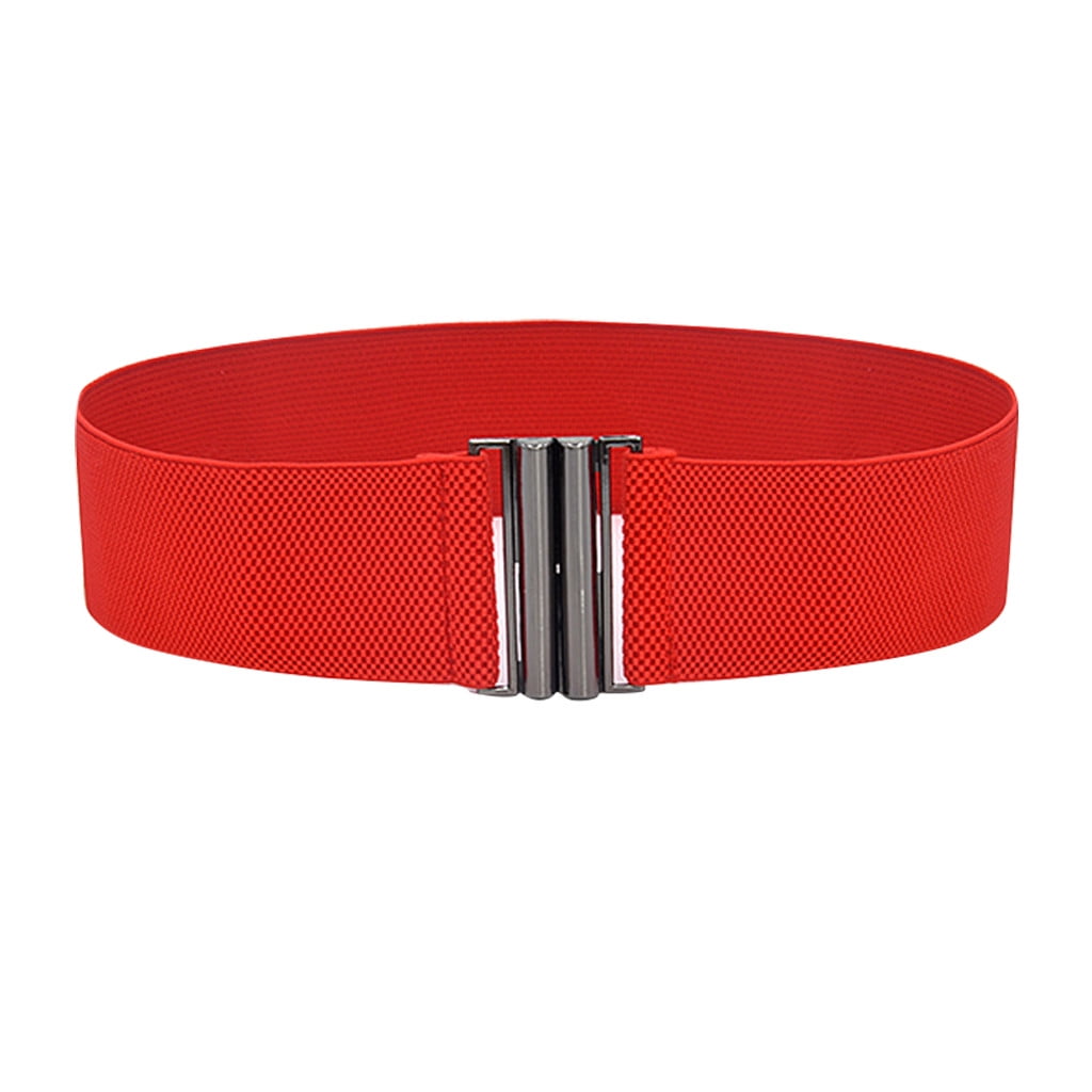 CBGELRT Stretch Belts for Women Plus Size Elastic Wide Waist Belts for ...