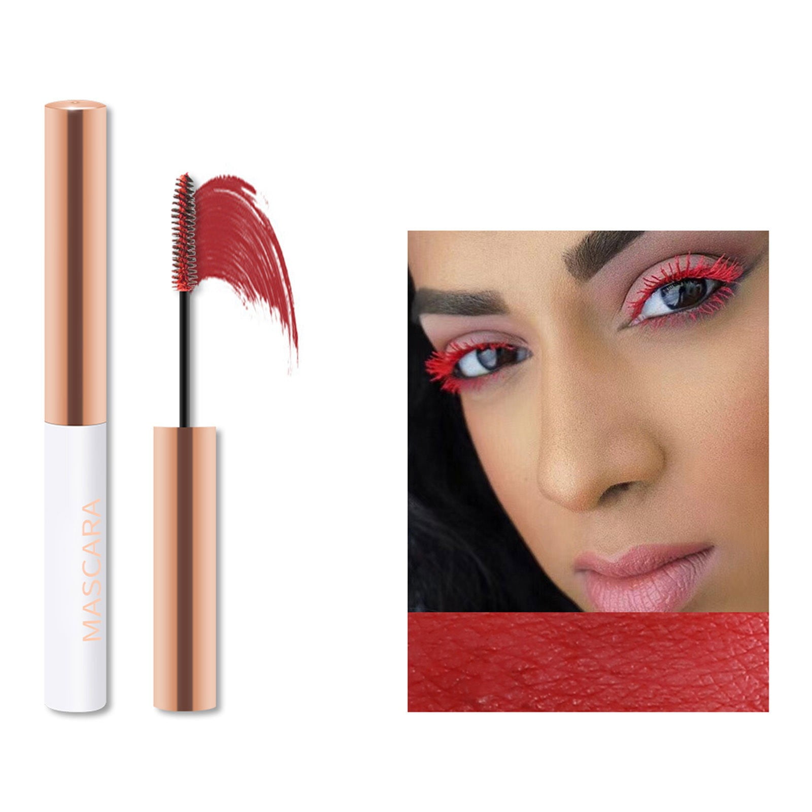 CBGELRT Waterproof Telescopic Colored Mascara Long Lasting Sweatproof ...