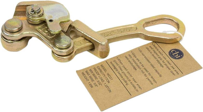 CBI Pipe & Supply Cable Puller Tool - Steel Rope Jaw Puller for Wire ...