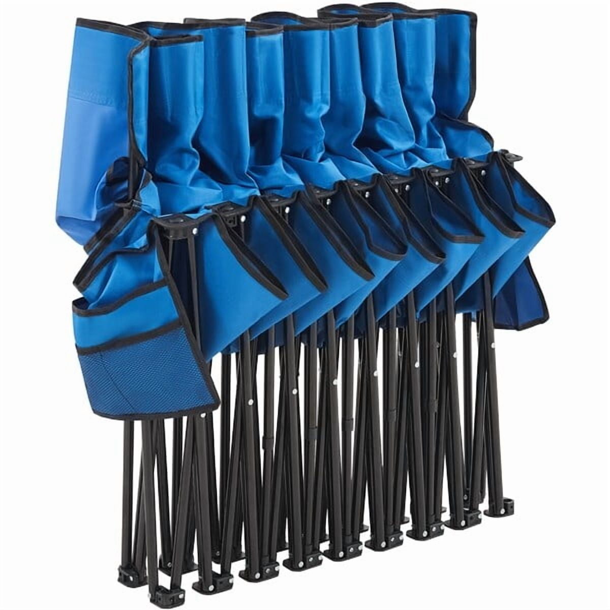 CBINGB 8-Seat Foldable Bench Chair in Blue – Reliable Portable Seating ...