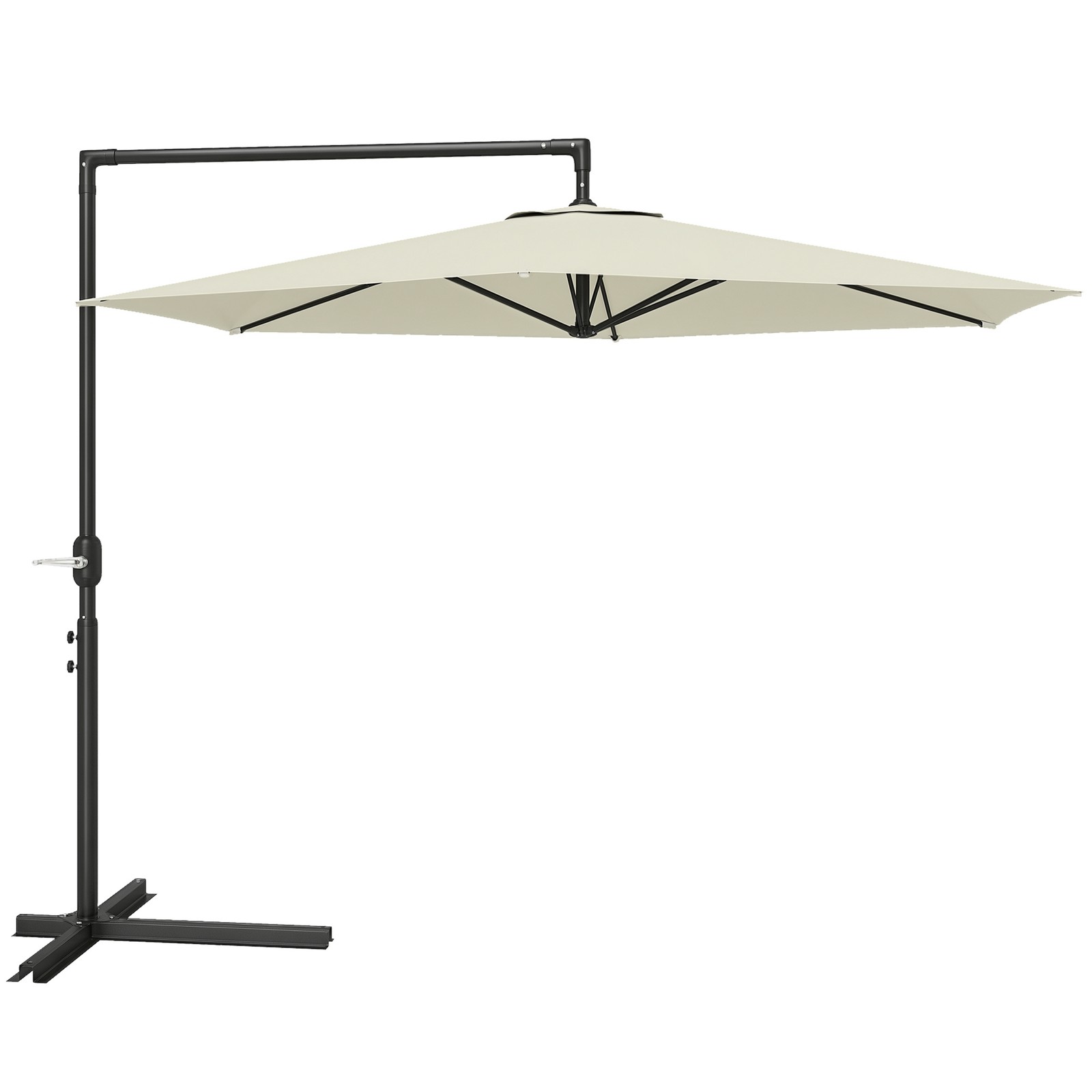 CBINGB Premium 9.5FT Cantilever Patio Umbrella – Hanging Offset Design ...