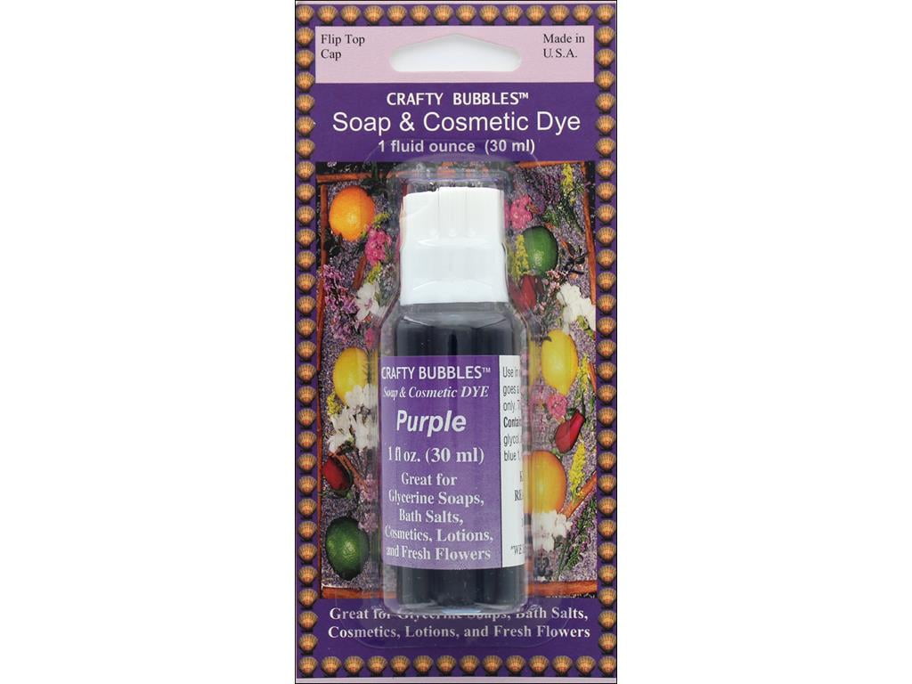 Crafty Bubbles CBLD-54 1 oz Purple Soap Cosmetic Dye - Walmart.com