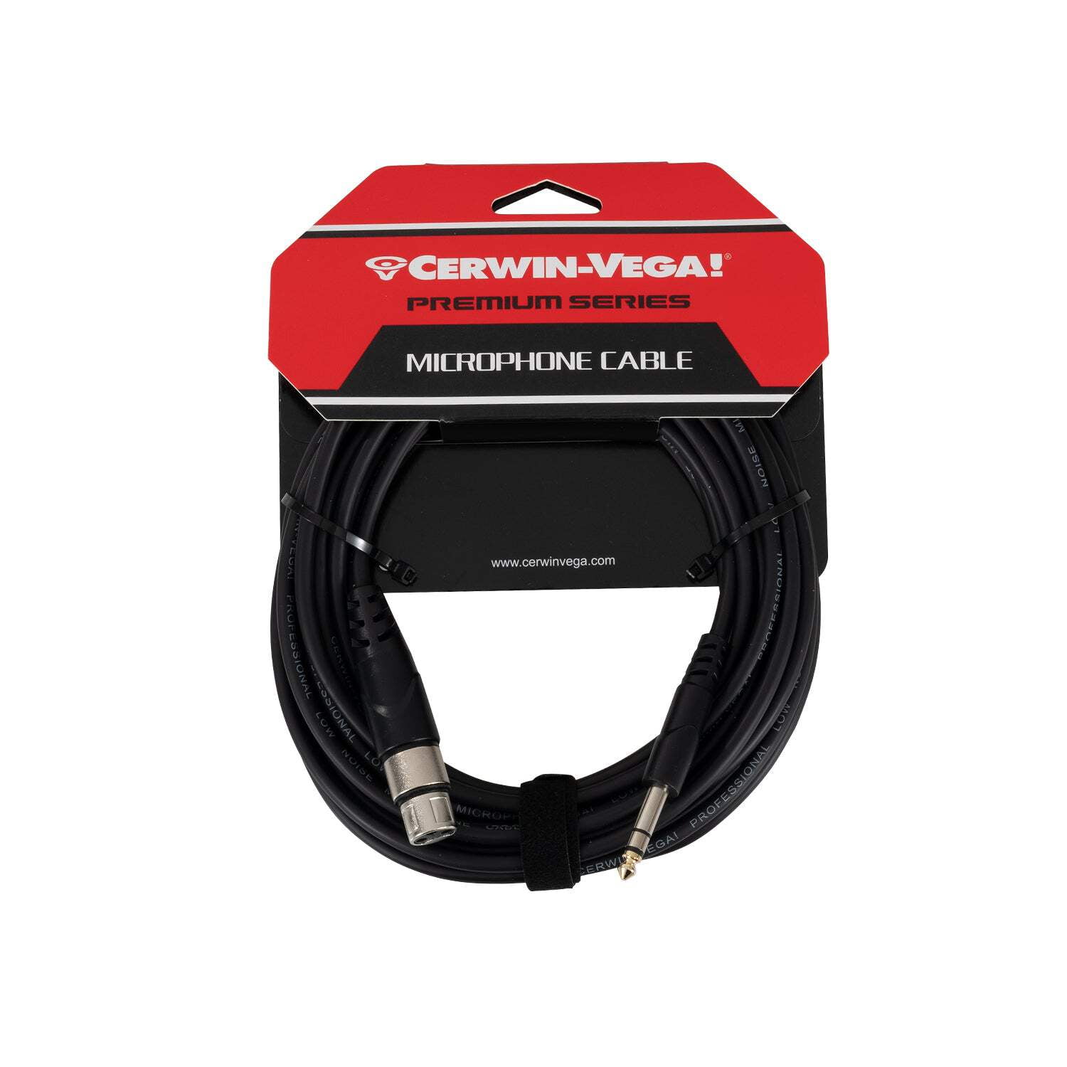 25Ft XLR Female to 1/4" Male Cable - CBLXLRFTRS25 - Walmart.com