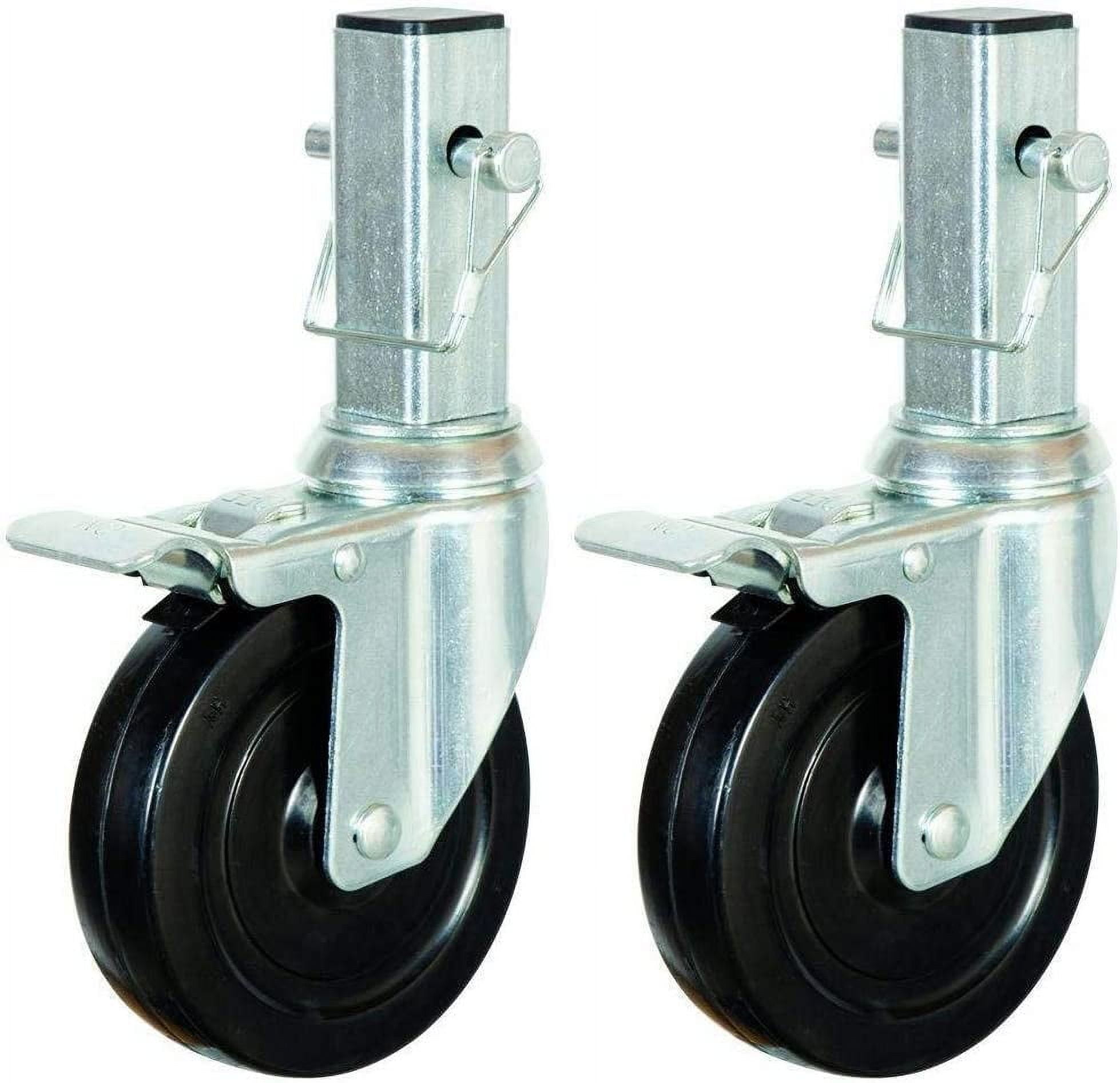 CBM Scaffold 2PCS Heavy-Duty 5" for 6 ft. Baker Scaffold Wheel Hard ...