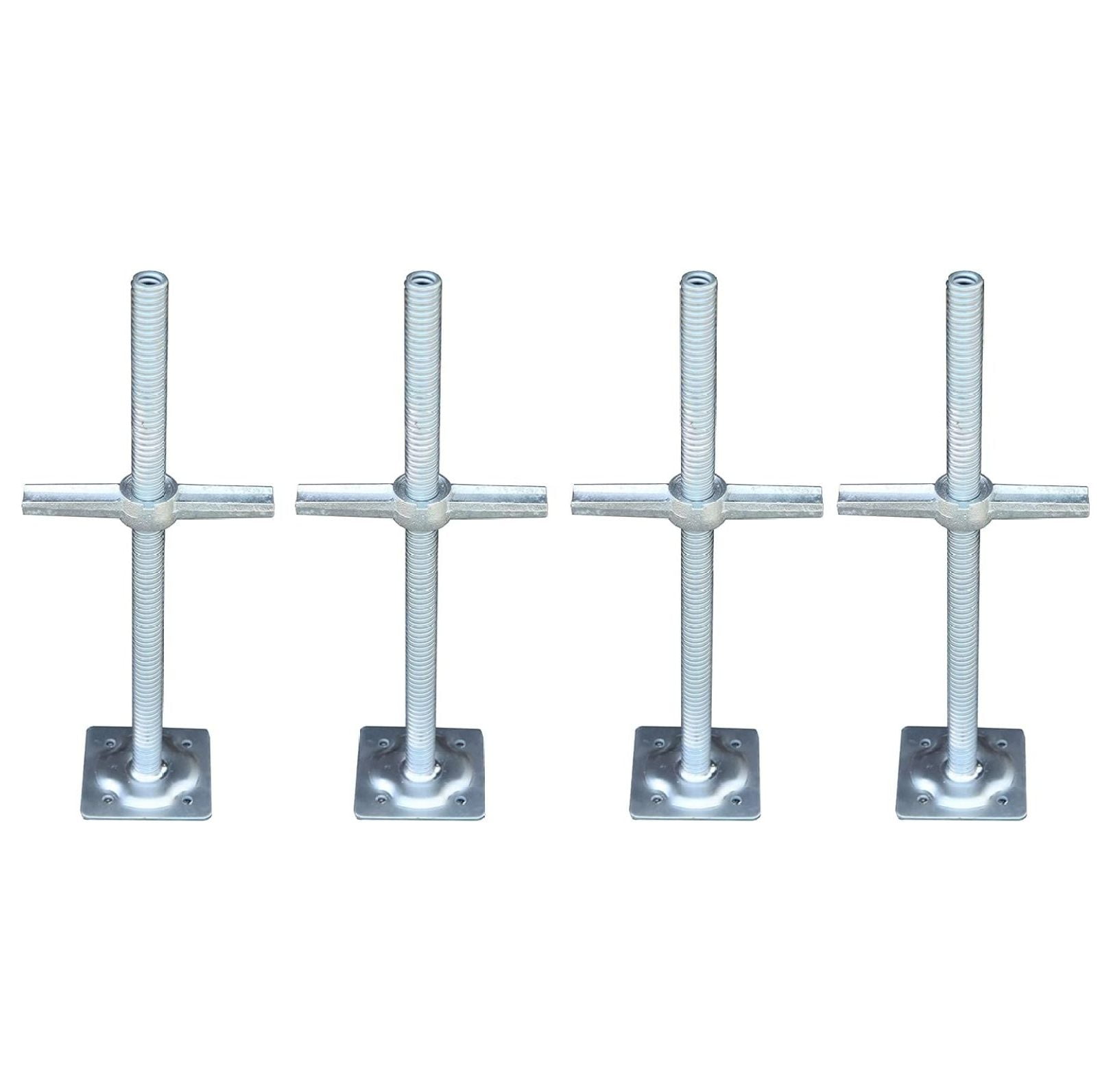 CBM Scaffold A Set 4 New 1 3/8" Scaffolding 24" Adjustable Leveling ...