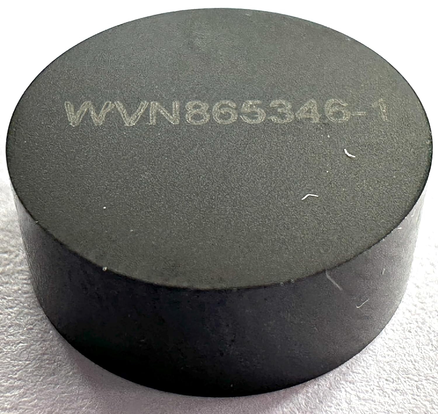 CBN Insert, 1/2" Round, 3/16" Thick, Double Sided, Edge Honed Uncoated ...