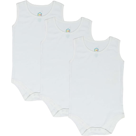 CBObaby 4T 5T 6T Toddler Sleeveless Bodysuit 3-Pack - Walmart.com