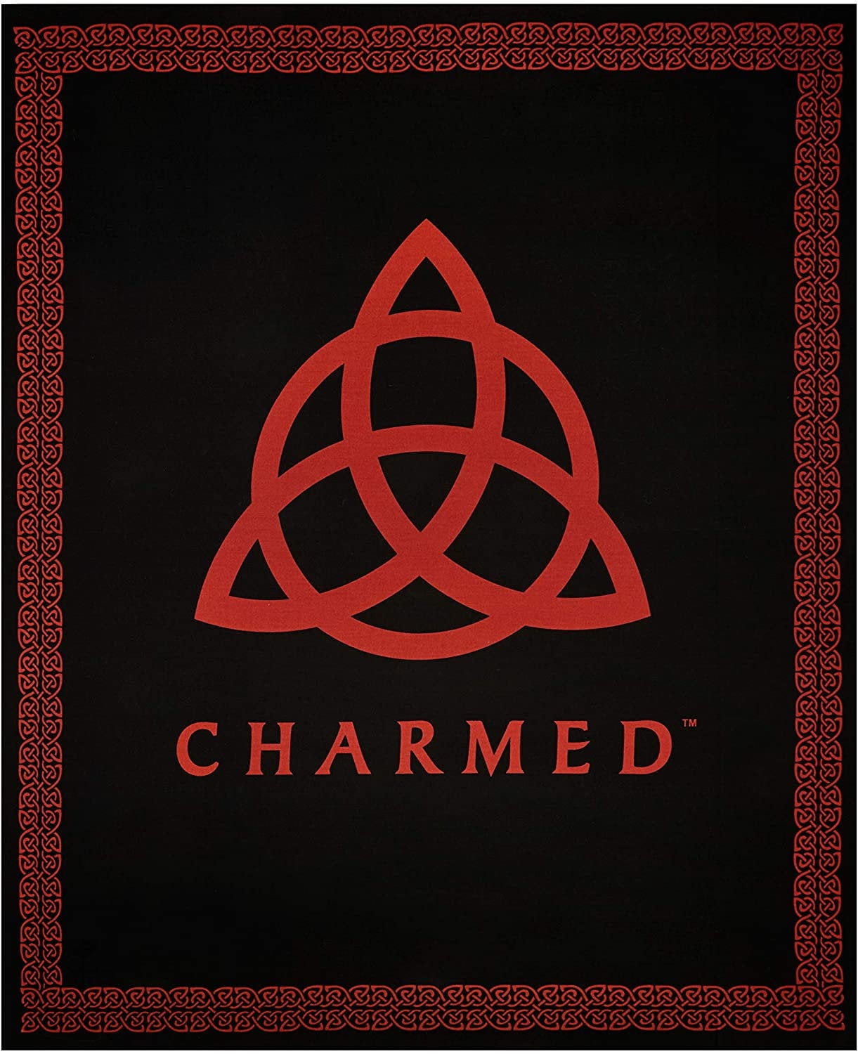 CBS Remake Charmed 35.5" Panel in Black and Red 100% Cotton Fabric Sold ...