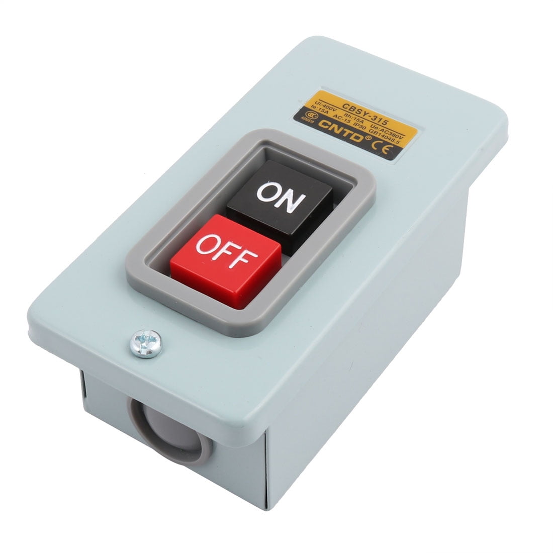 CBSY-315 380V 15A SPST On/Off Control 3-Phase Locking Power Pushbutton ...