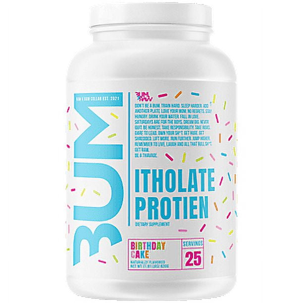 RAW Nutrition's Birthday Cake CBUM Series Itholate Protein Powder - High Quality (25 Servings, 1 ...