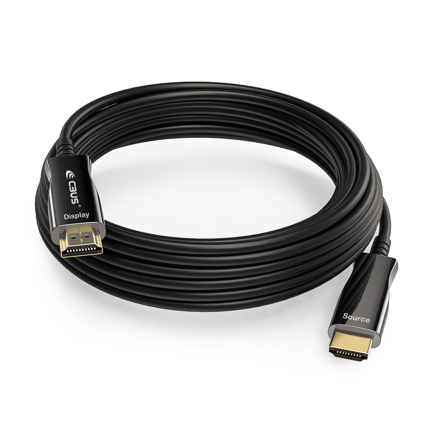 CBUS 100ft Fiber Optic HDMI Cable High-Speed AOC Active Optical Cable ...