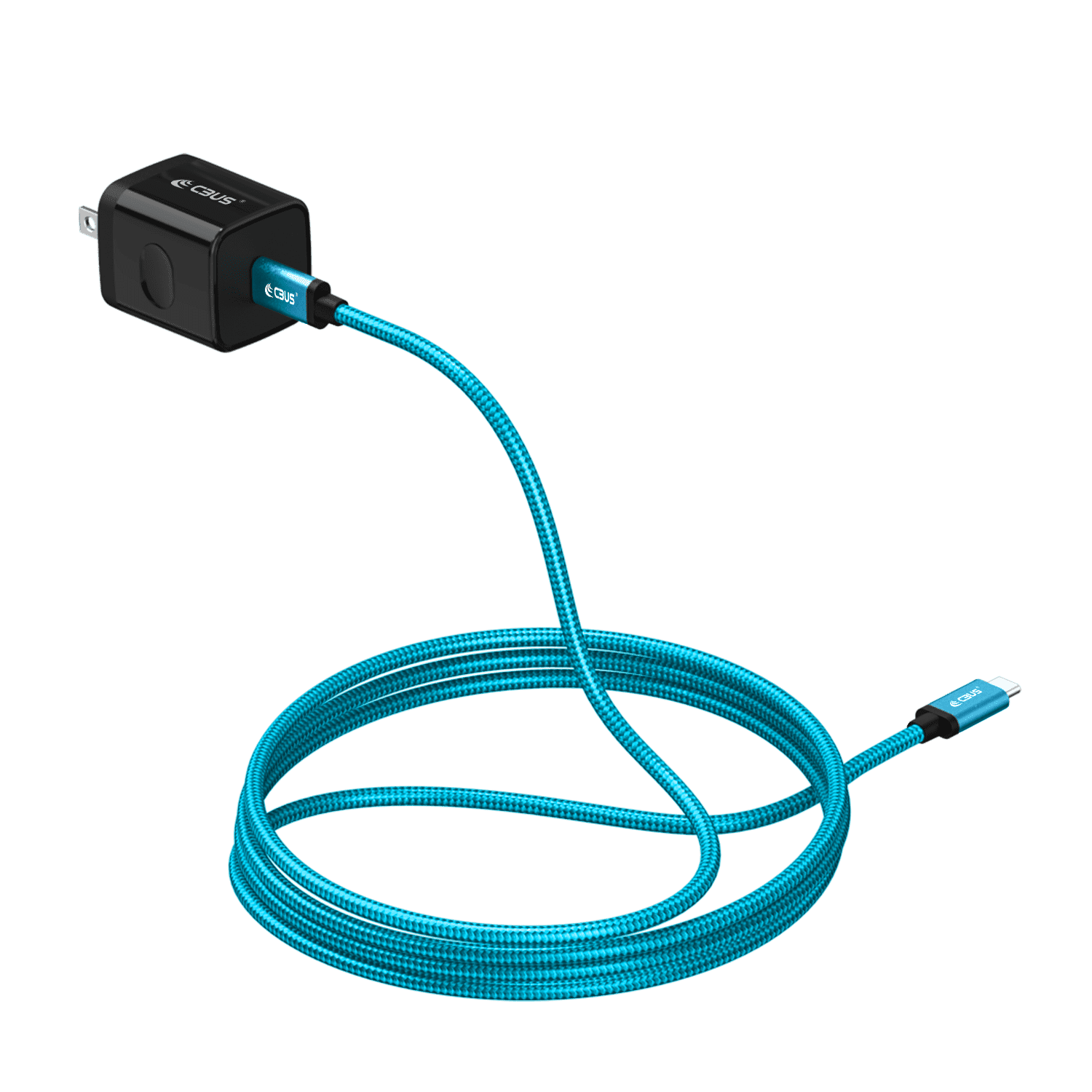 Cbus Wireless 20W Fast Charger with 6ft Braided USB-C Cable for ...