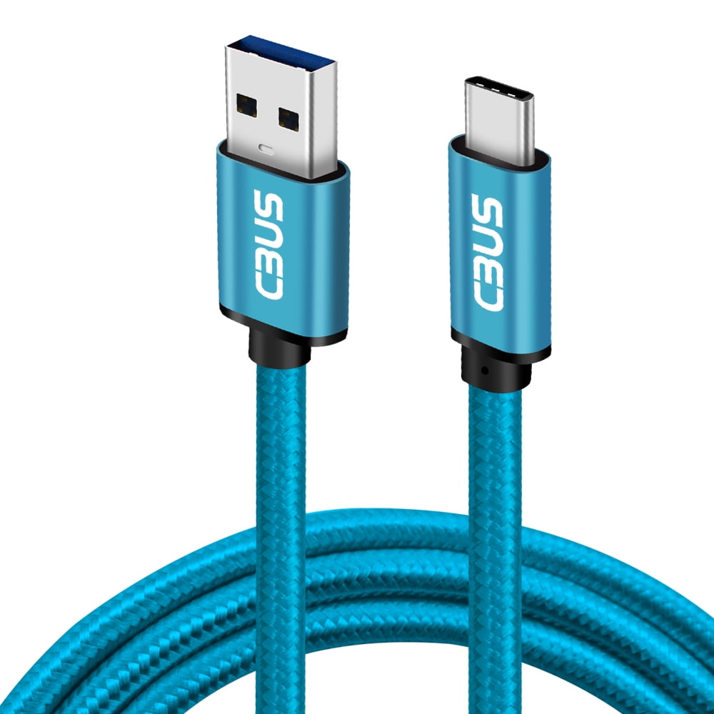 CBUS 3ft Heavy-Duty Braided Fast Charging USB-C to USB-A Cable for ...