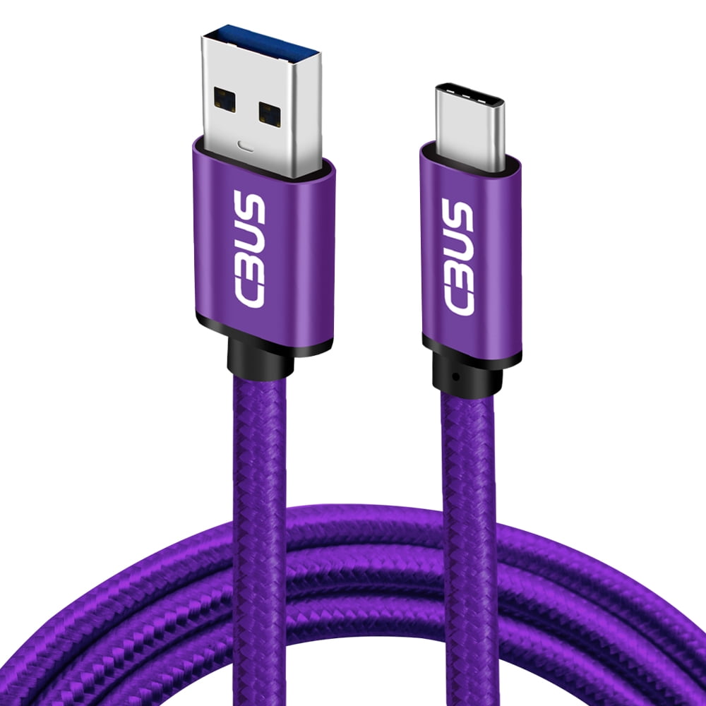 CBUS 3ft Heavy-Duty Braided Fast Charging Cable USB-C to USB-A for ...