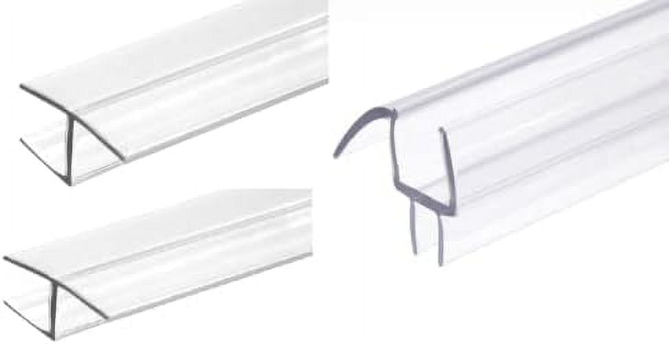 Cbw 3 Pack Frameless Shower Door Seal Strips Weather Stripping Seal