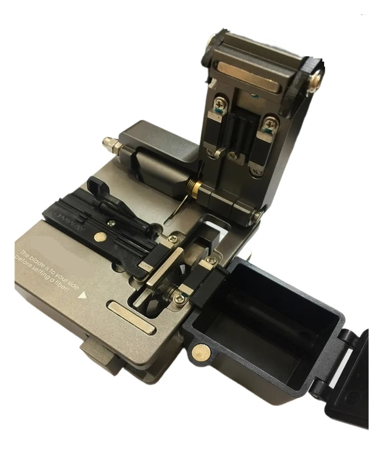 CC-01 fiber cleaver with fiber scrap collector Optical fiber cutting ...