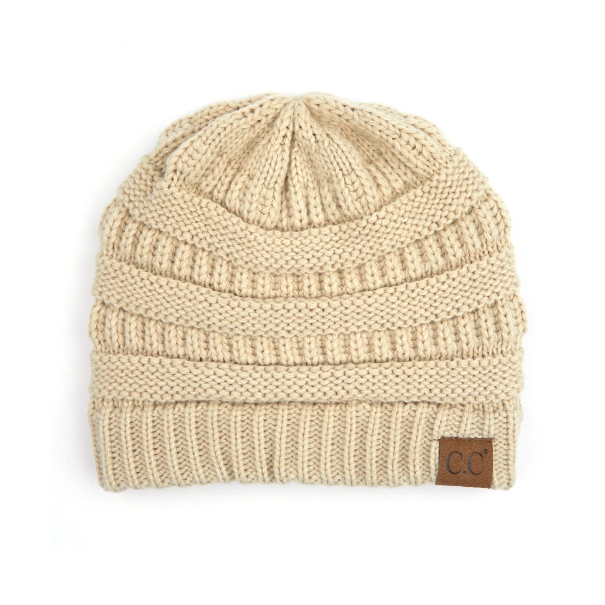 CC Brand Trendy Warm Chunky Soft Stretch Cable Knit Skully Beanie Hats ...