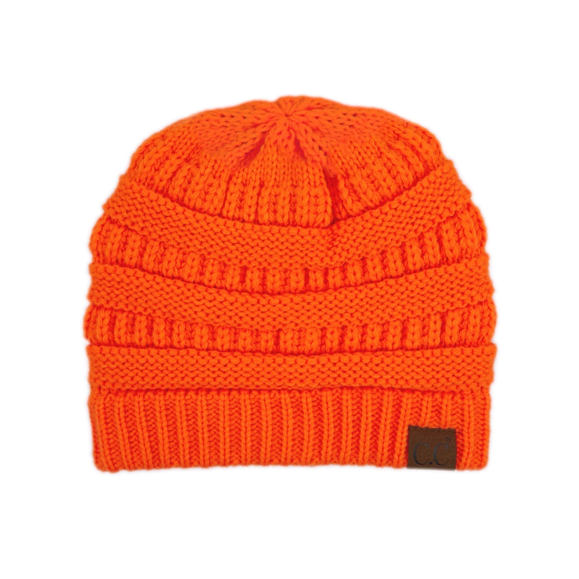 CC Brand Trendy Warm Chunky Soft Stretch Cable Knit Skully Beanie Hats ...