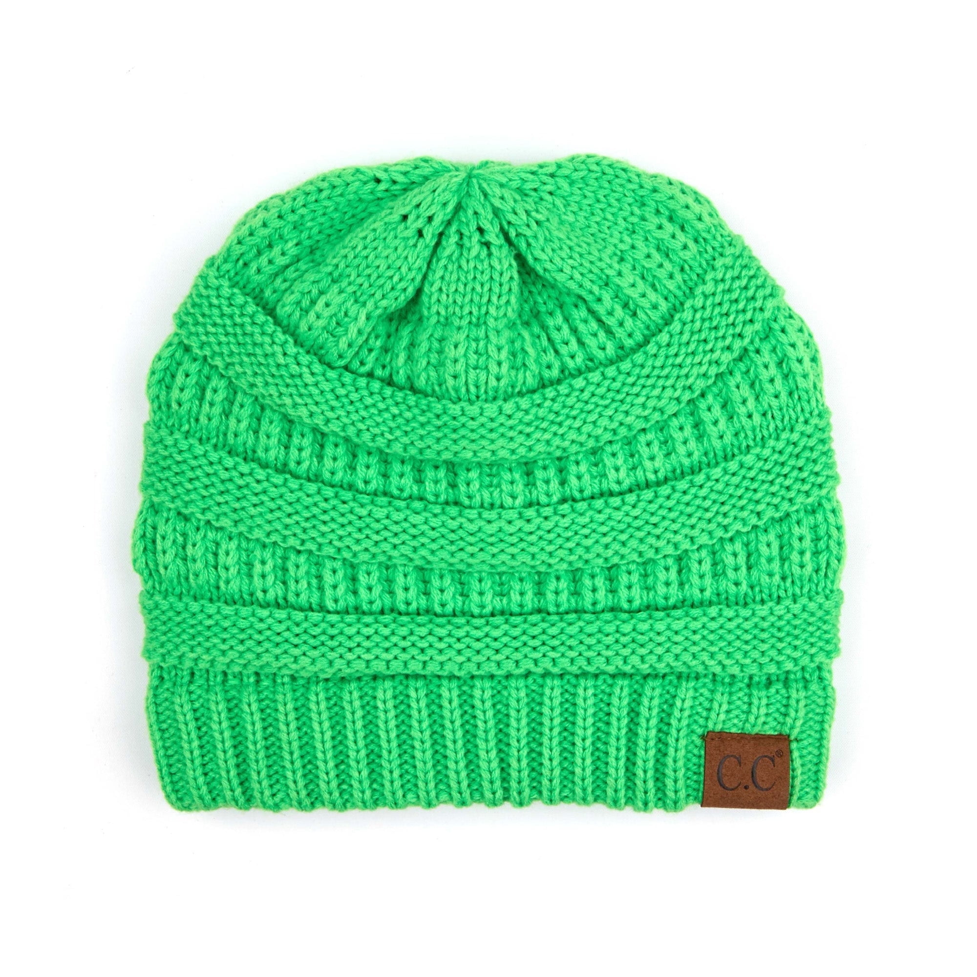 CC Brand Trendy Warm Chunky Soft Stretch Cable Knit Skully Beanie Hats ...