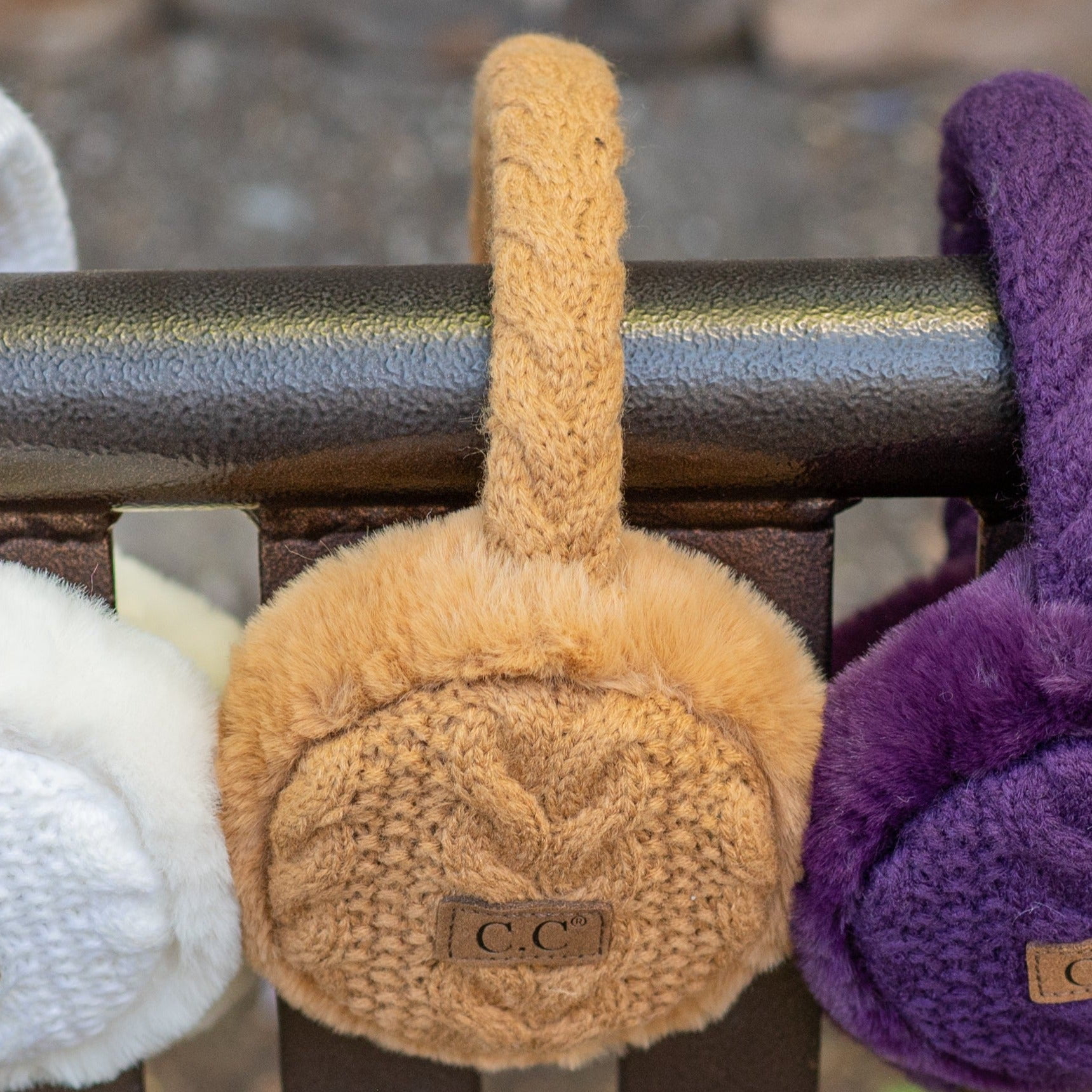 CC Cable Knit Earmuffs - Walmart.com