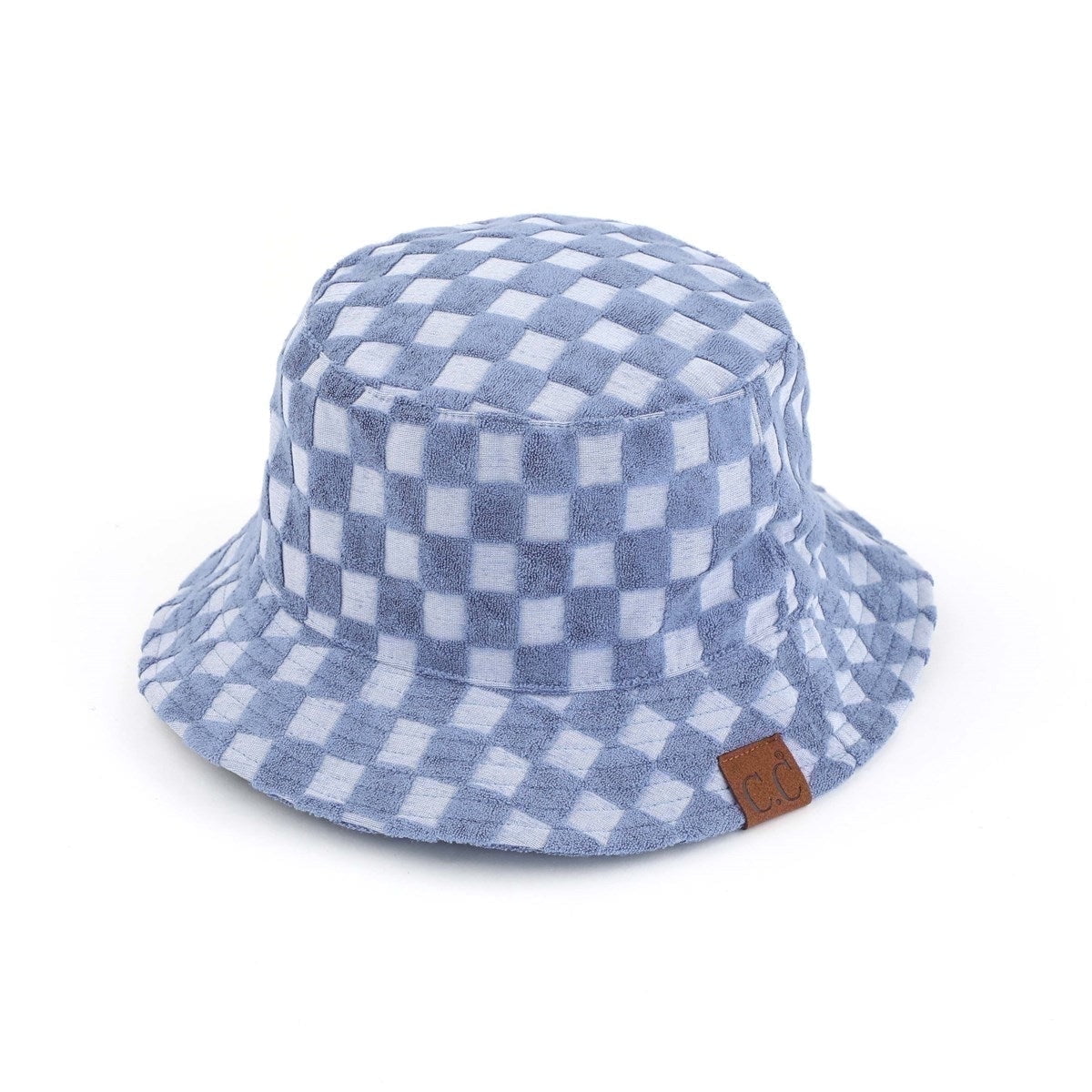 CC Checkered Terry Cloth Bucket Hat - Walmart.com