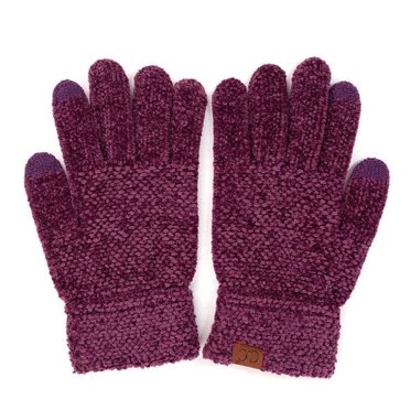 CC Plush Chenille Gloves - Walmart.com
