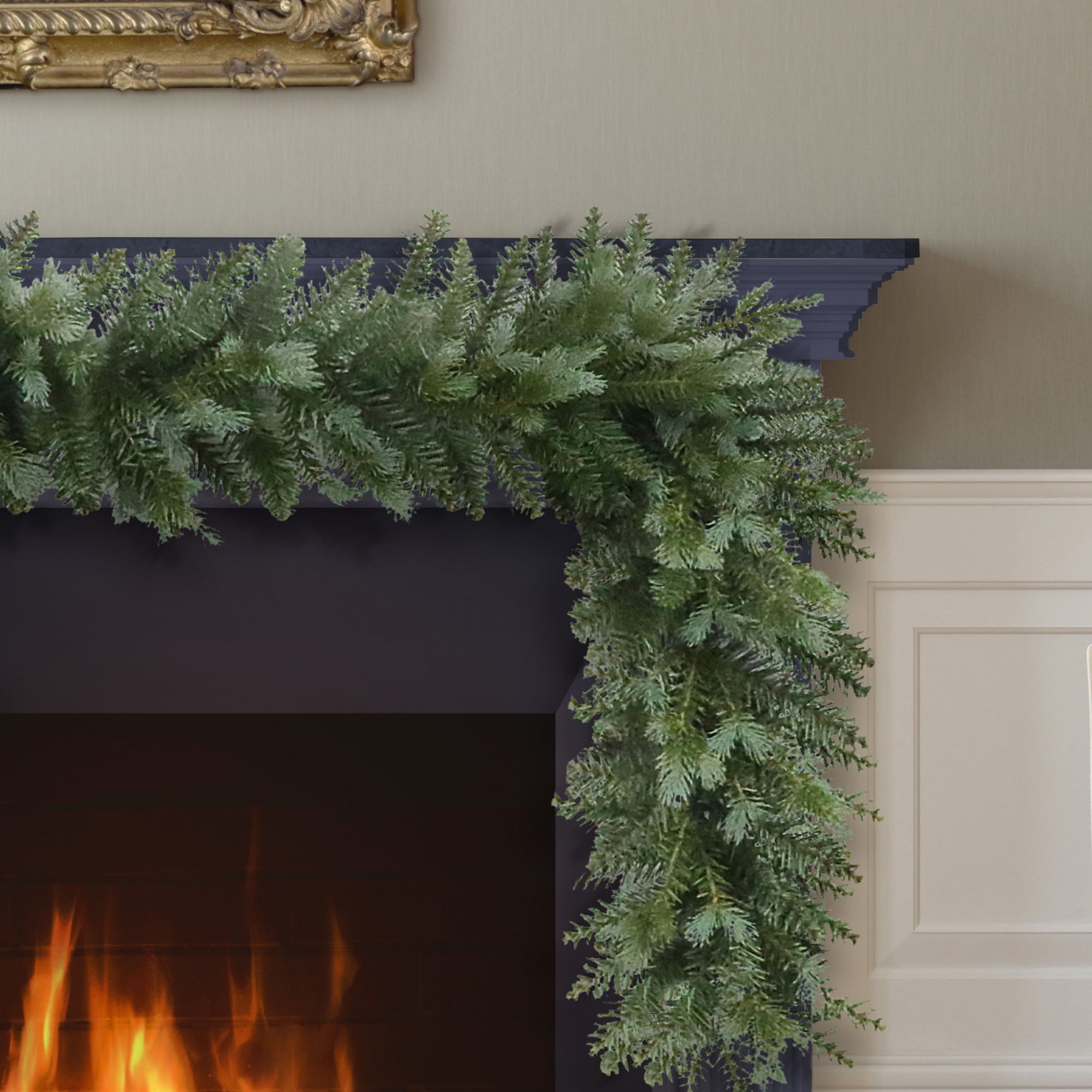 CC Christmas Decor Linden Fir Artificial Christmas Garland - 9' x 10 ...