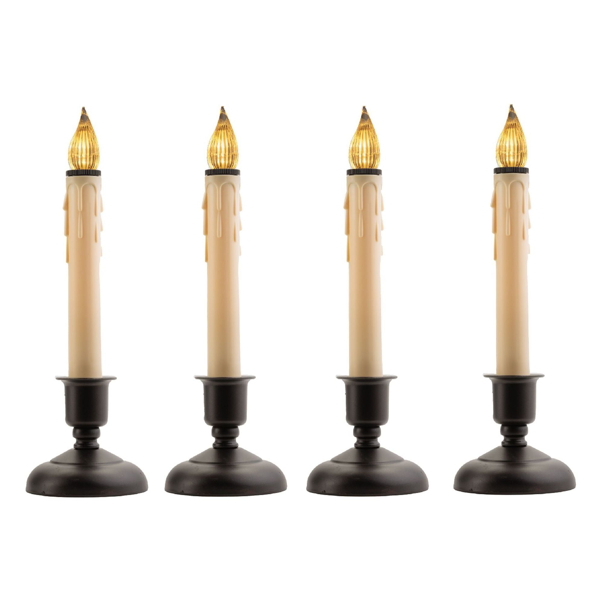 CC Christmas Decor Set of 4 Cape Cod LED Christmas Candle Lamps in ...