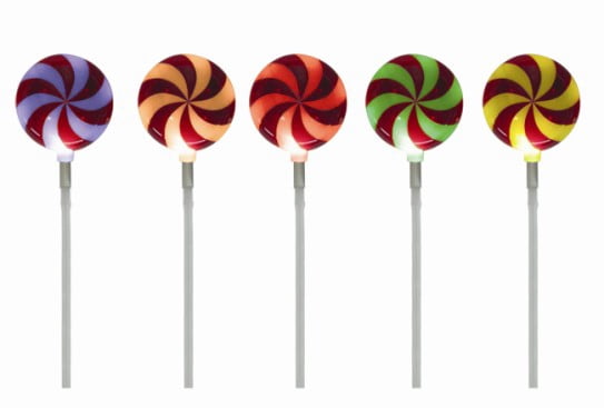 CC Christmas Decor LED Color Changing Peppermint Candy Outdoor ...