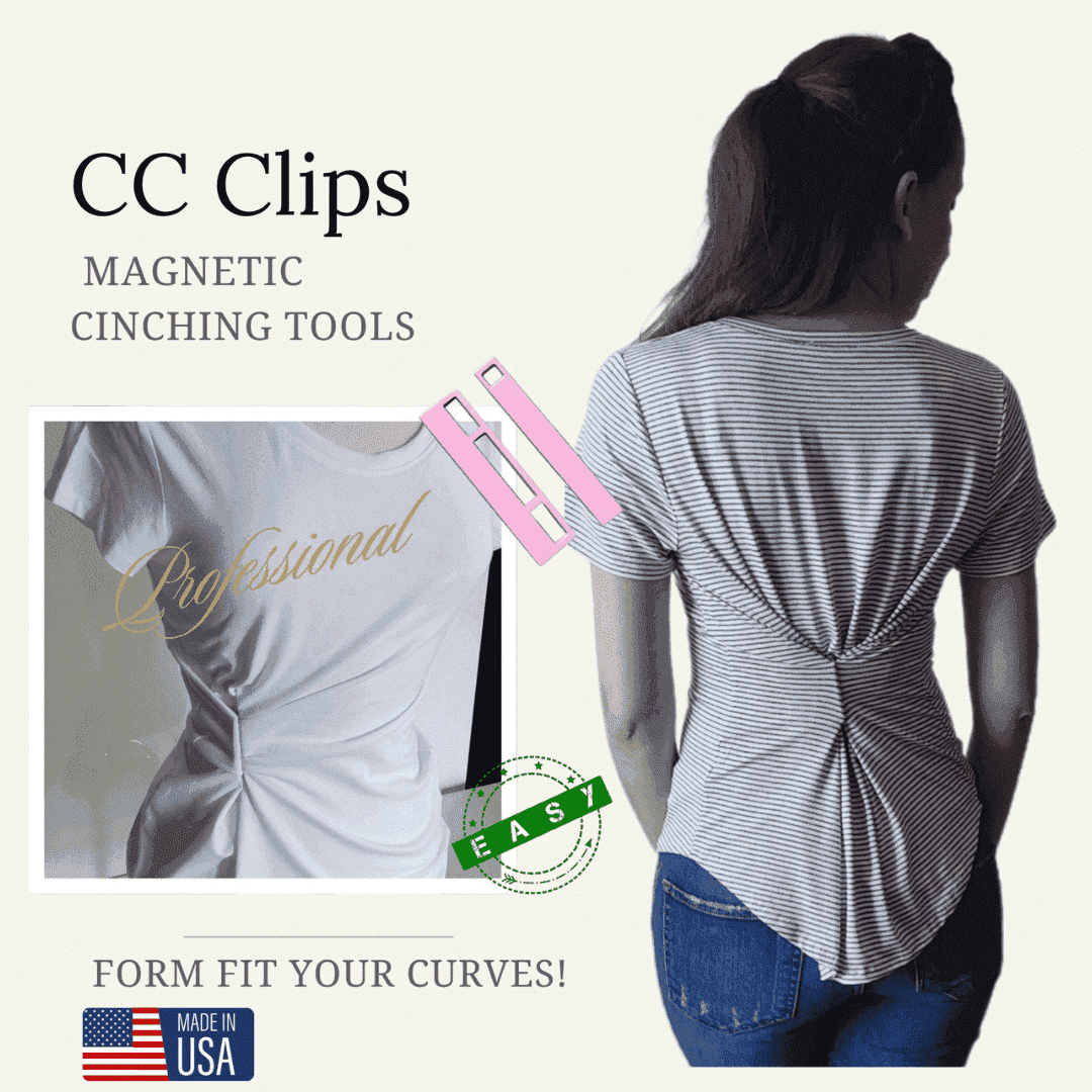 CC Clips – Single Pack Magnetic Clothing Cinch Clips for Dresses & T ...