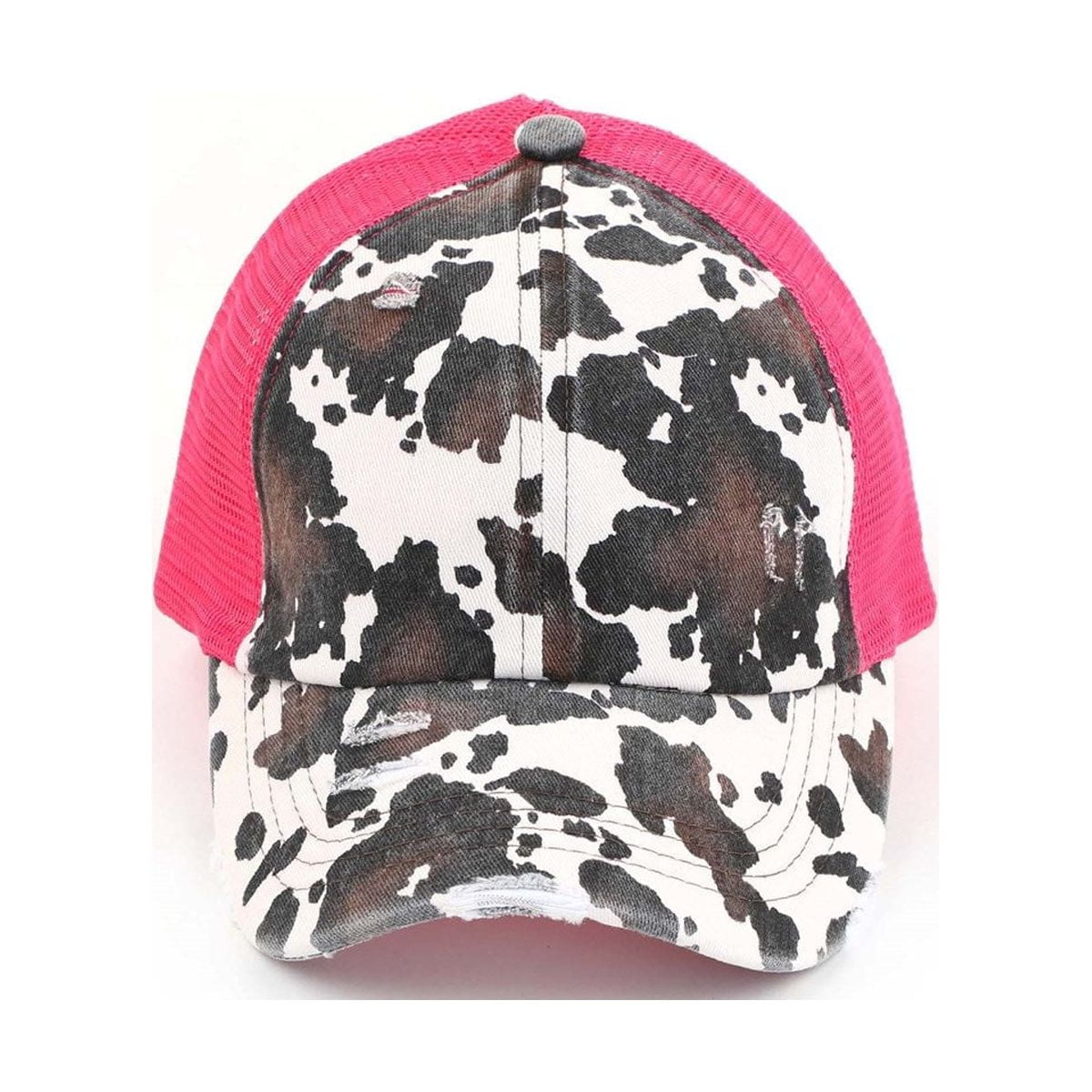 CC Cow Print Pony Cap | Criss-Cross - Walmart.com