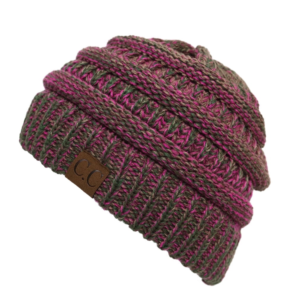 CC Crafted Multi-Color Beanie | Four-Tone | Adult and Kid Sizes ...