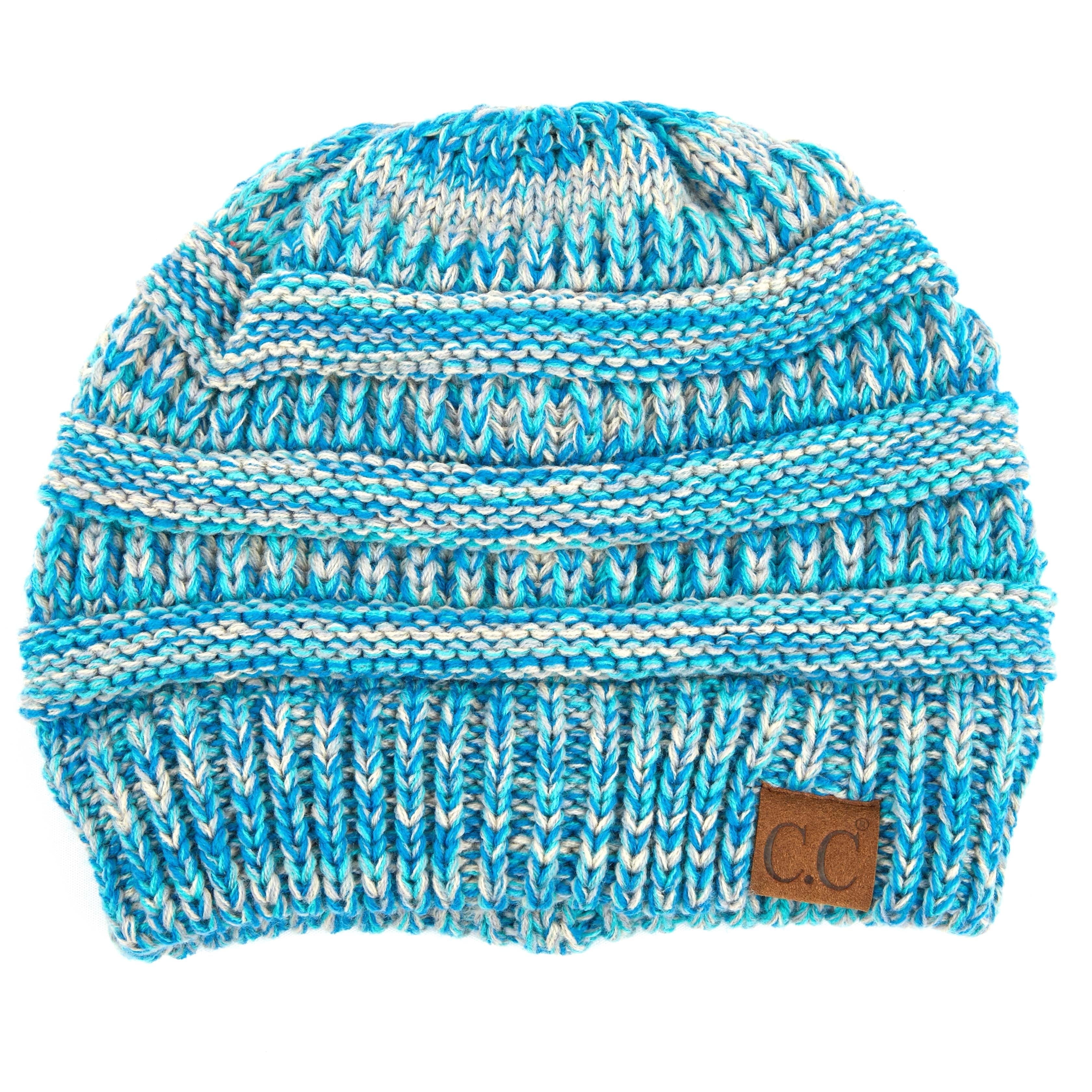 CC Crafted Multi-Color Beanie | Four-Tone | Adult and Kid Sizes ...