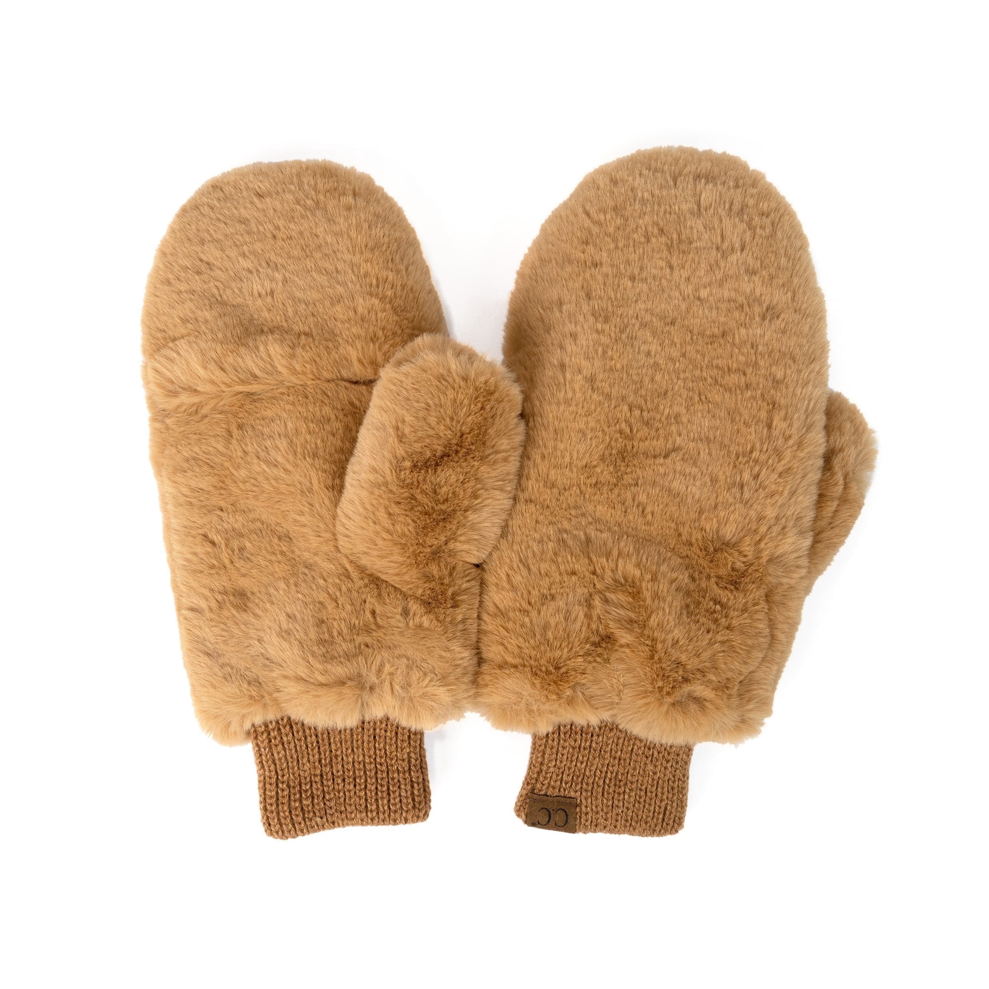CC Faux Fur Touchscreen Accessible Mittens - Walmart.com