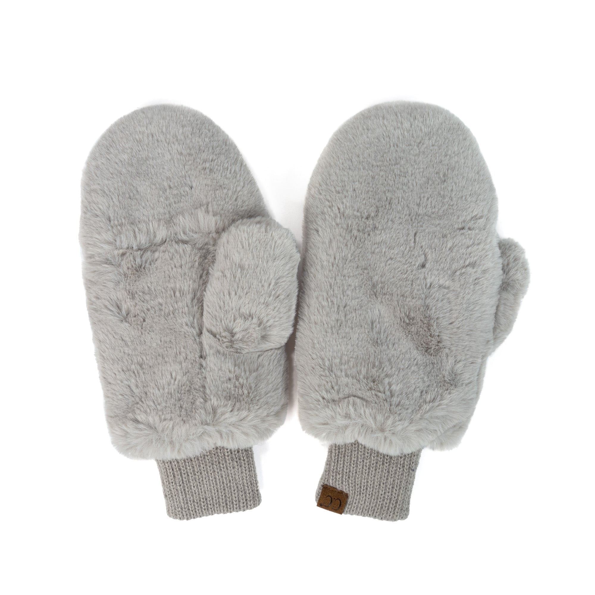 CC Faux Fur Touchscreen Accessible Mittens - Walmart.com