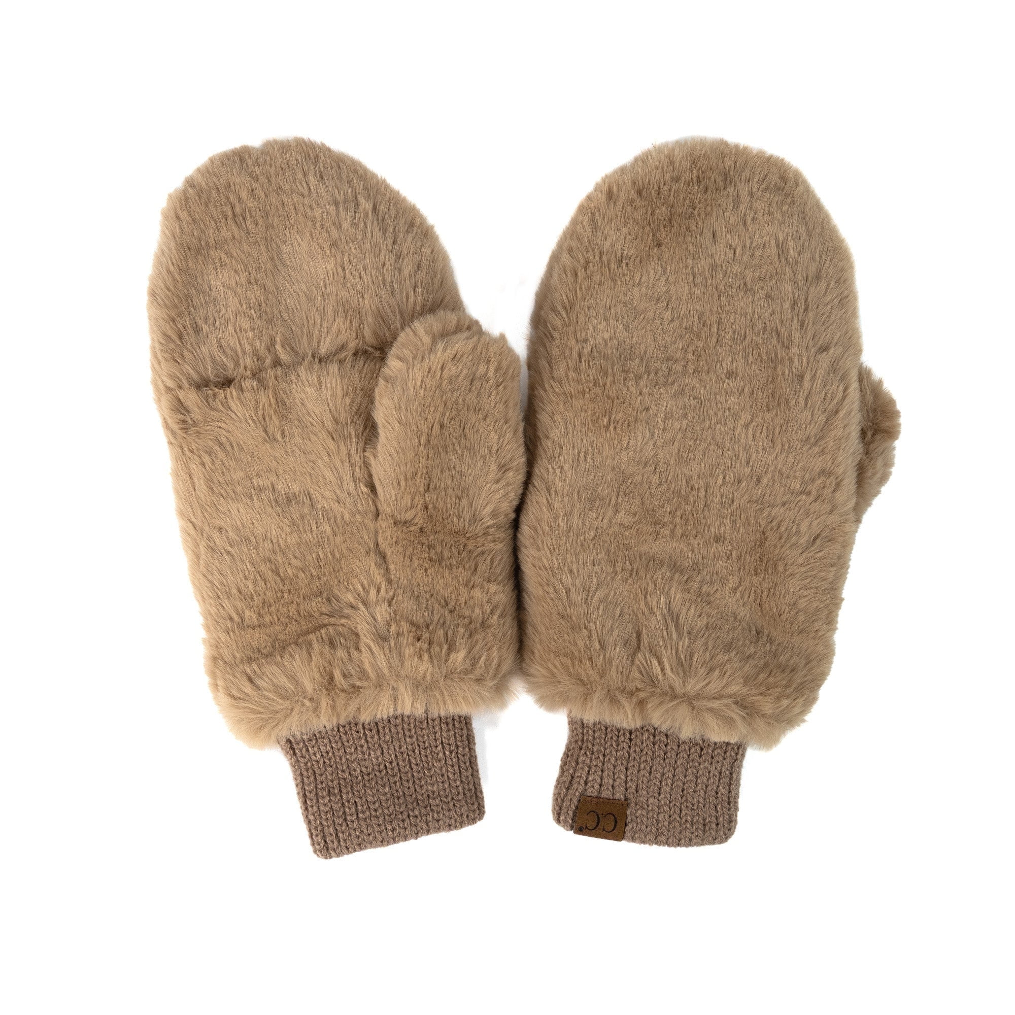CC Faux Fur Touchscreen Accessible Mittens - Walmart.com