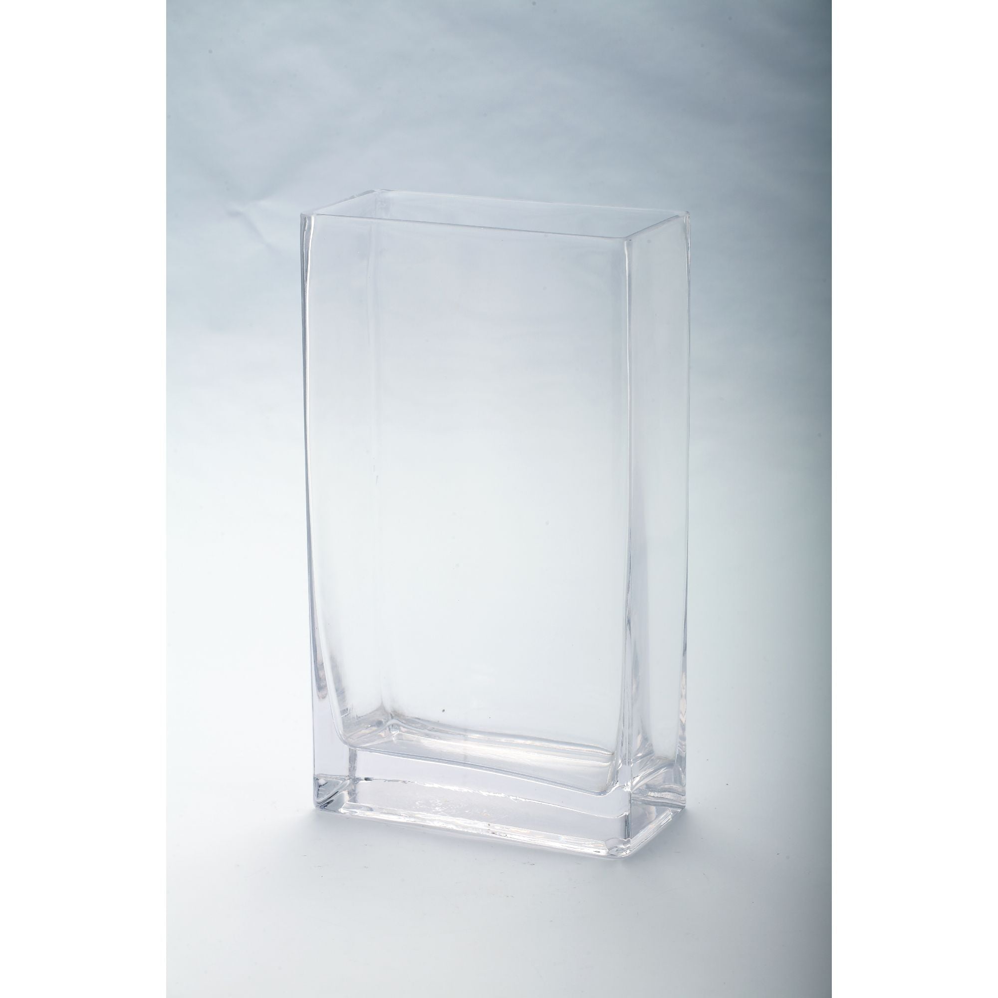 CC Home Furnishings 10.5" Clear Rectangular Tabletop Hand Blown Glass ...