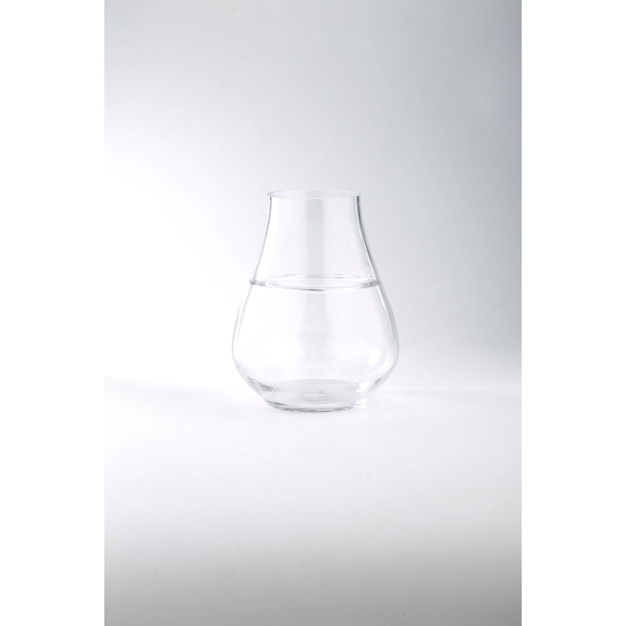 CC Home Furnishings 10" Clear Hand Blown Glass Tear Drop Vase with ...