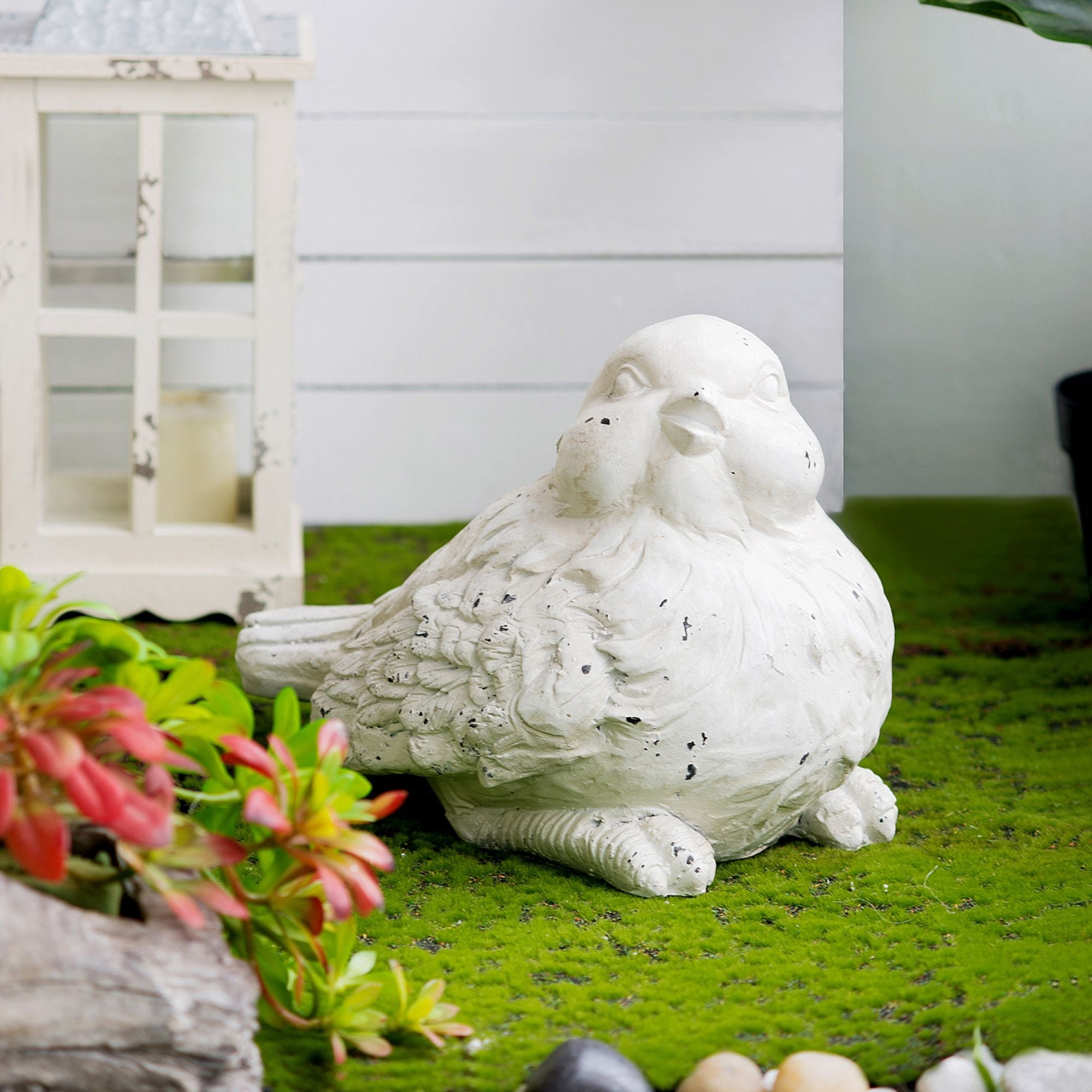 CC Home Furnishings Large Vintage Style Bird Garden Figurine - 18.5 ...