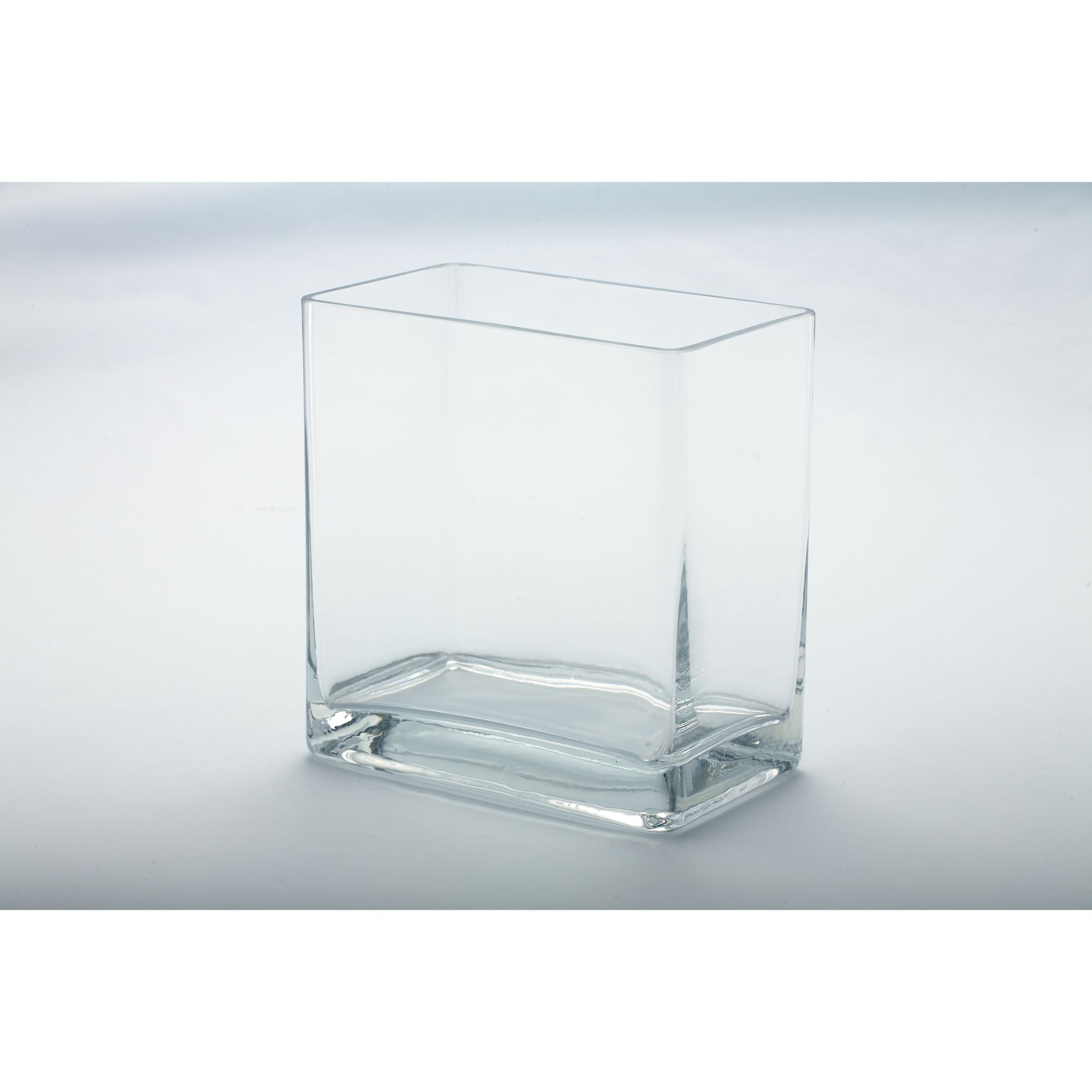 CC Home Furnishings 8" Clear Glass Rectangular Floating Candle Holder ...